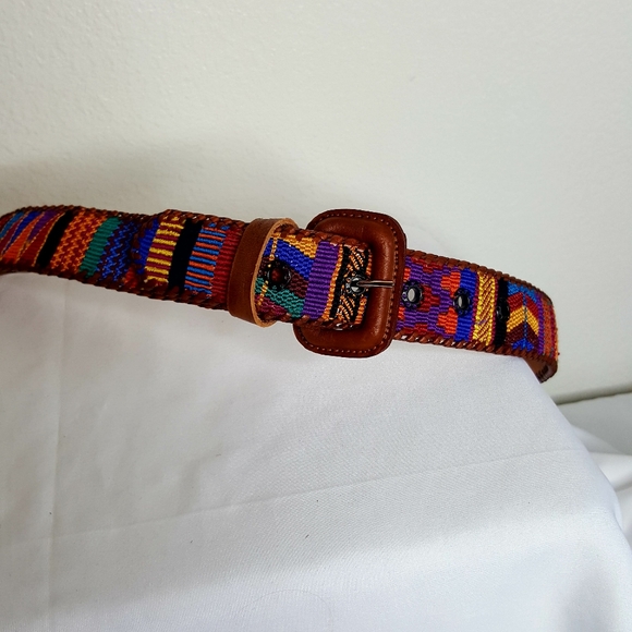 unbranded | Accessories | Unbranded Multi Color Aztec Embroirered Belt ...